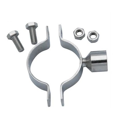 Stainless Steel Round Sanitary Pipe Hangers And Supports For Pharmacy
