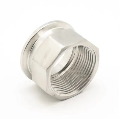 Commestibile igienico di Ss304 Ss316l dell'adattatore a 10 pollici del puntale 22mp Triclover NPT