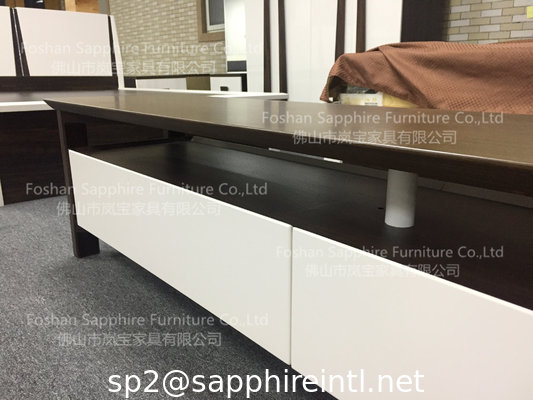 TV-174 Modern home furniture foshan economic TV Stand model furniture / Solid wood MADE with glass / High quality