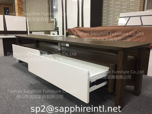 TV-174 Modern home furniture foshan economic TV Stand model furniture / Solid wood MADE with glass / High quality