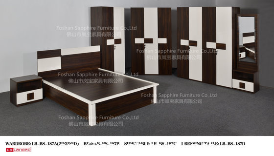 BS-187 Apartment nightstand side table wardrobe cabinet, MDF hotel bedroom furniture Modern furniture homes foshan