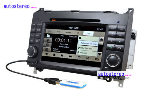 Bluetooth Mercedes Benz Sat Nav DVD Touch Screen Car Stereo Autoradio