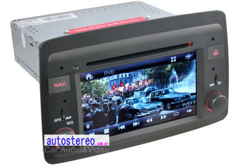 Fiat Panda GPS CD DVD Player Headunit , HD In Dash Autoradio