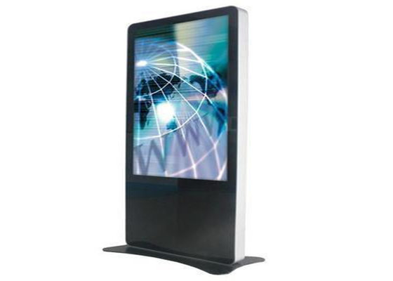 Floor Stand HD Touch Screen Kiosk  Lcd Ad Player For Airport