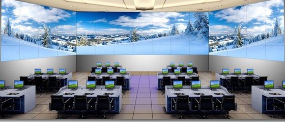 Network Advertising LCD Video walls Large Plasma​ / 55 Inch Video Wall Monitor High Resolution