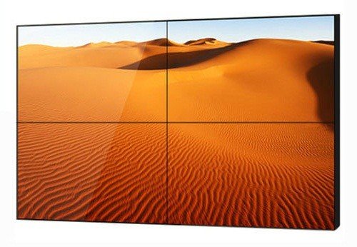 Ultra Narrow Matrix LCD Video Wall Display for Airport / Square and Railway Station