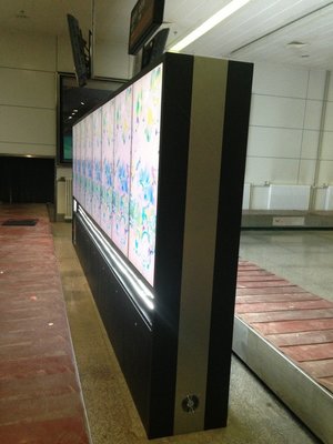 High Contrast Advertisement LED Video Screen Wall Mounted 5.3mm Narrow Bezel