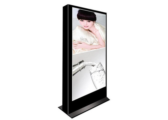 LCD Double Sided Display floor standing signage For Airport And Metro