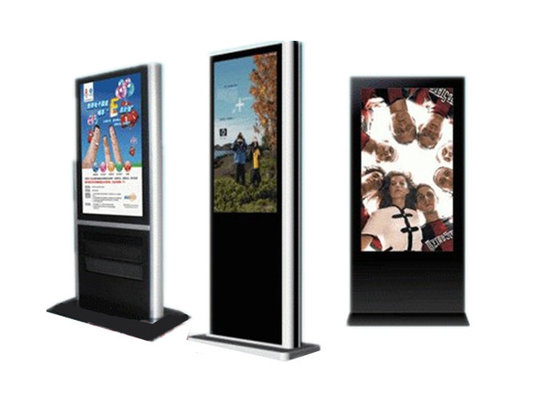42 Inch Touch Screen Kiosk  WiFi High Definition Player two display sides
