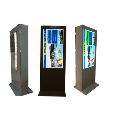 43'' 50'' 55'' HD Fashion Outdoor Interactive Kiosk advertising 1920x1080 lcd display ultra thin High Brightness