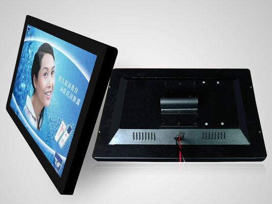 Ultra Thin Lcd Advertising Screens Shopping Center Network Vgasd / Usb Input