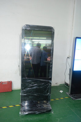 Anti Glare LCD Floor Stand Digital Signage Kiosk  High Brightness