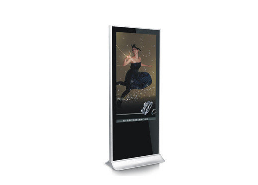 Lan LCD Advertising Player Stand Kiosk , LCD Digital Signage Display