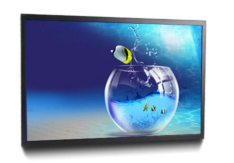 Narrow small  CCTV Monitor 1080P High Definition RS232 port Network Control