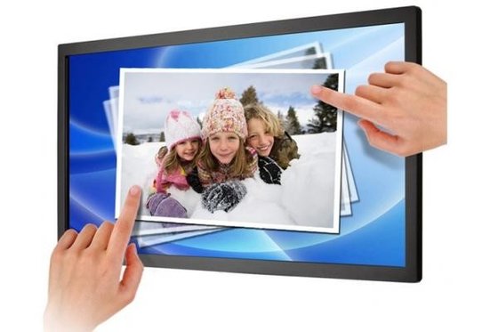 LED Full HD CCTV Monitor 250 cd/m2 , Retails And Shops CCTV lcd monitor