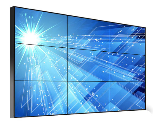 High Contrast Advertisement LED Video Screen Wall Mounted 5.3mm Narrow Bezel