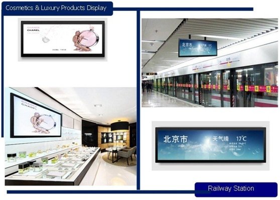 38 Inch Daylight Readable Stretched Bar Lcd Display 1000 Nits High Brightness