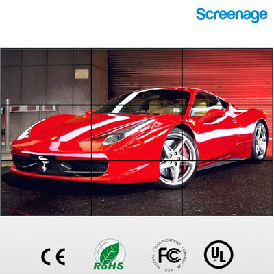 Indoor LCD Video Walls Wall Mount Flat Panel 55 Inch Display