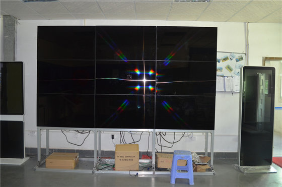High Contrast Advertisement DID Video Wall with super narrow bezel TV digital signs