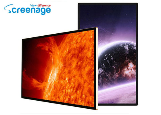 21.5" - 55" 1080 P Wall Mounted Digital Signage LCD Magic Mirror , Remote control