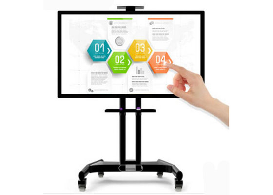 65 Inch Lcd Infrared Touch Smart Interactive Whiteboard With Mobile Stand