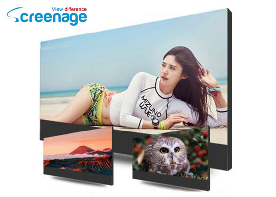 Full HD 55" 1080P HDMI Lcd Videowand With 178° Viewing Angle