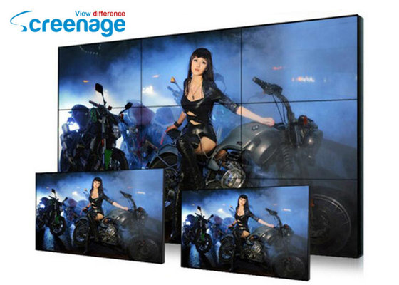 47 inch LG Super Narrow Edge hd video wall / large lcd display For Airport