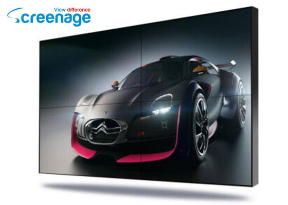 Wall Mounted Lcd Ad Display , Splicing Commercial Video Wall With Samsung Panel