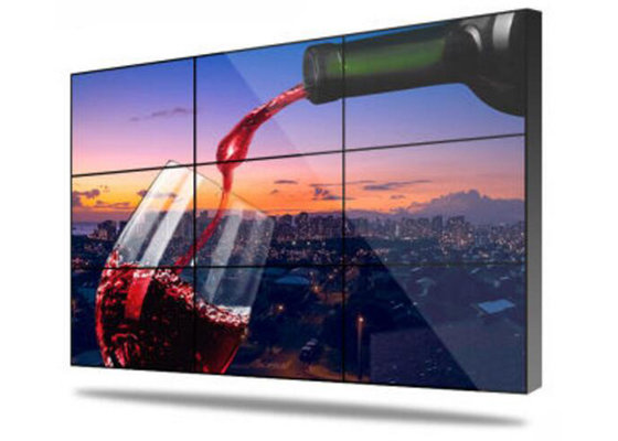3*3 High Brightness Video Wall Panels / Advertising Video Wall Digital Signage Display Easy Installation
