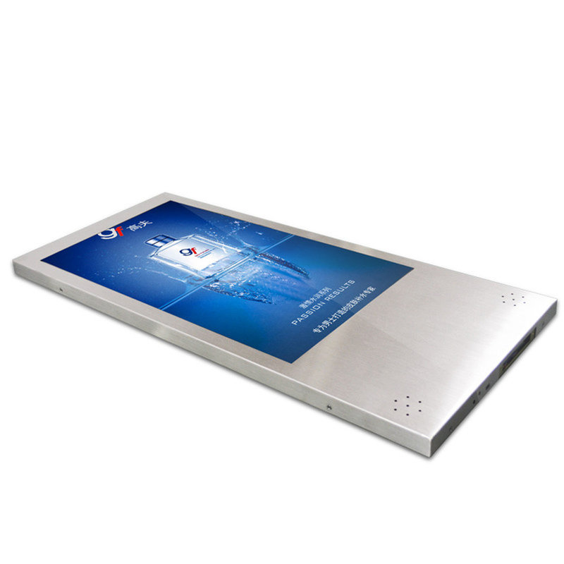 Stainless Steel Wall Mounted Elevator Digital Signage Screens