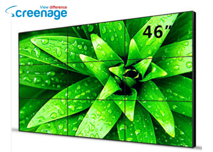 Customized Wall Mounted Seamless LCD Video Wall High Definition Industrial Grade 46'' 47'' 55''