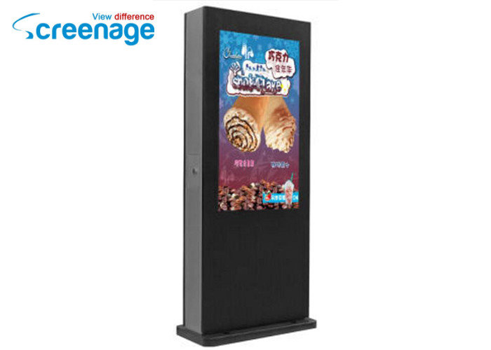 1500nits Interactive Outdoor Display with Wifi / 3G , Outdoor Touch Screen Displays