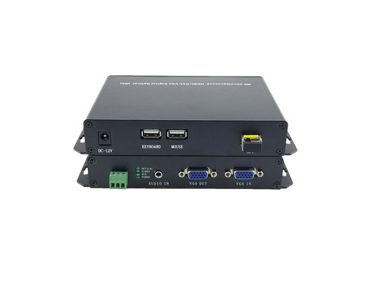 video  fiber optic converter, VGA+Audio+RS232 over fiber,20km supplier