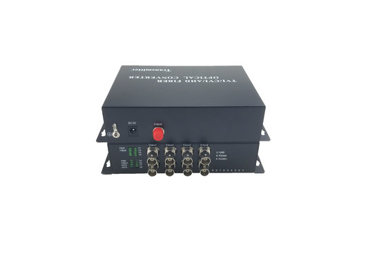 8CH 720P 960P 1080p HD 1080p Video Converter / Fiber Optic Transmitter supplier