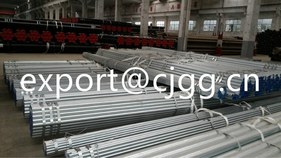 Acc ASTM A53 Threaded Galvanised Steel Tube Hot Dipped 1.5M - 14 M Length