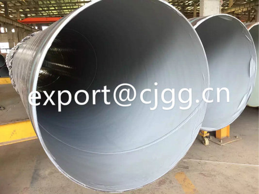 Outer 3LPE / 3PP Internal Epoxy Coating Anti Corrosion Steel Pipe DIN30670