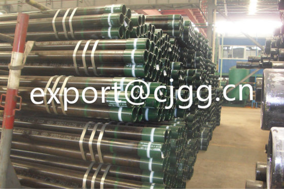 Oilfield Casing Seamless Black Steel Pipe R1 / R2 / R3 Length