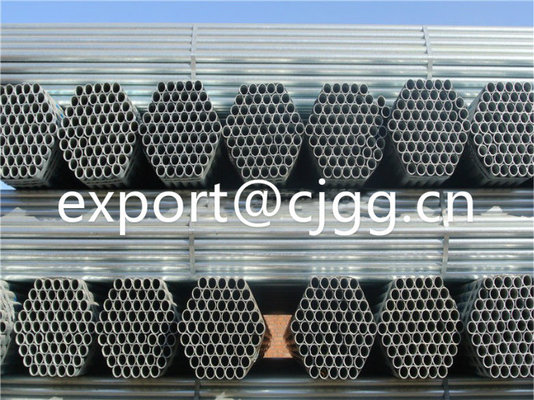 Round Galvanised Steel Tube , Small Diameter Galvanised Carbon Steel Pipe
