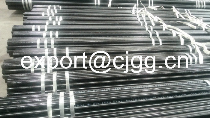 Din1629 ST52 / Q345 Cold Drawn Seamless Steel Tubing 5m - 12m Length