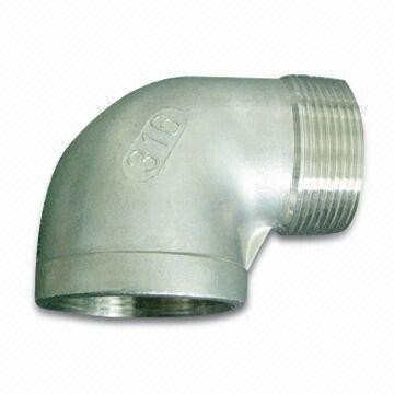 Male / Female 150lb Stianless Steel SS316 Socket Weld Threaded Elbow Pipe Fittings
