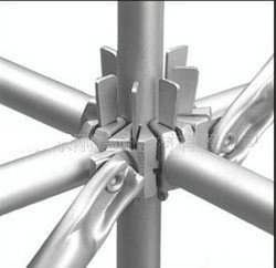 Good stability Q345 High-duty steel ringlock scaffolding  construction system