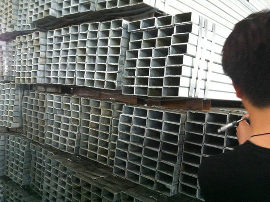 Exhaust Stainless Square Steel Pipe / Tube High Pressure JIS G3466
