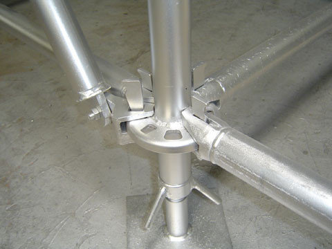 Simple 600mm Ring Lock Scaffold / Scaffold Construction Ringlock System For Ship Building