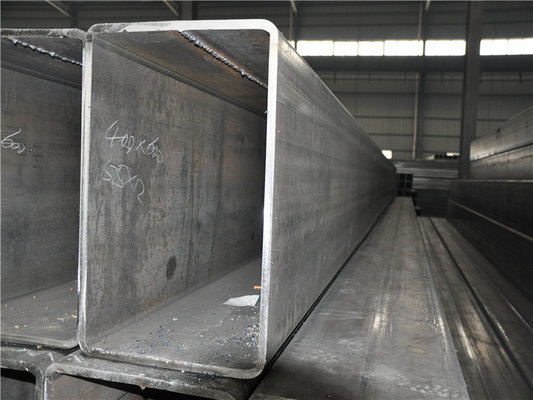 A36 , A35 , ST37 , ST35 Rectangular High Pressure ERW Steel Tube / Large Diameter Steel Pipe ERW