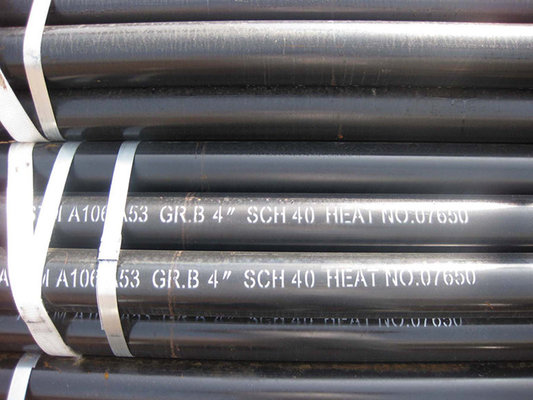 EN10305 Structural Seamless Steel Pipe / Tubing With Oiled / Black Painted