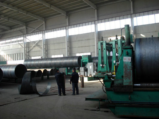 Petroleum / natural gas SSAW Steel Pipe Gr.A Gr.B X42 , Bevel / spiral welded pipe