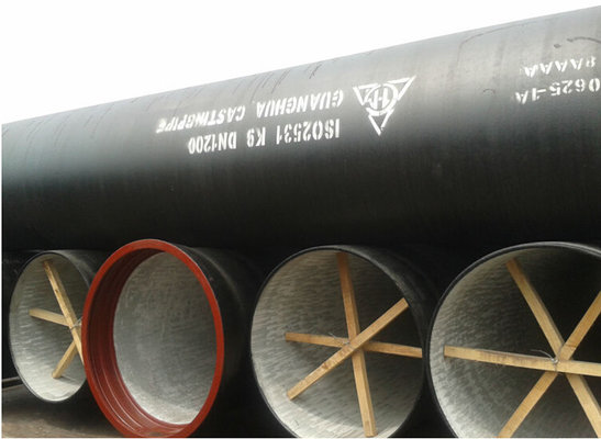 ASTM Standards Ductile Iron Pipes For Water Pipelines DN80 to DN800mm