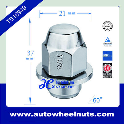 HRC Hardness Rim Mag ET Mag Auto Wheel Nuts Chromed 12X1.5