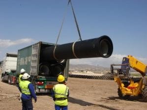 ISO2531 Ductile Iron Pipes Bitumen coating Pushon joint (T-type) 6M K9 Centrifugal Casting