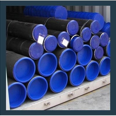 API 5L GR.A, Gr. B, X42, X46, X52, X80 Carbon Steel Seamless Pipes, Black Painting, BWE/PE